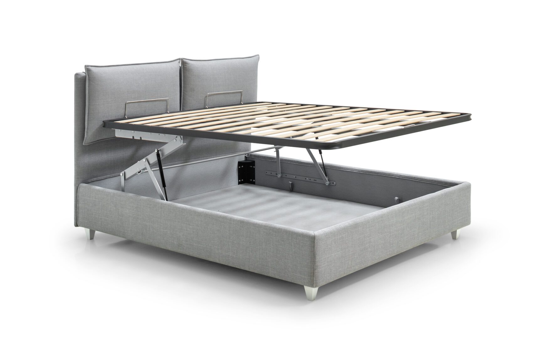 Letto Contenitore Odette e rete in alzata a 90 gradi – Eminflex Materassi